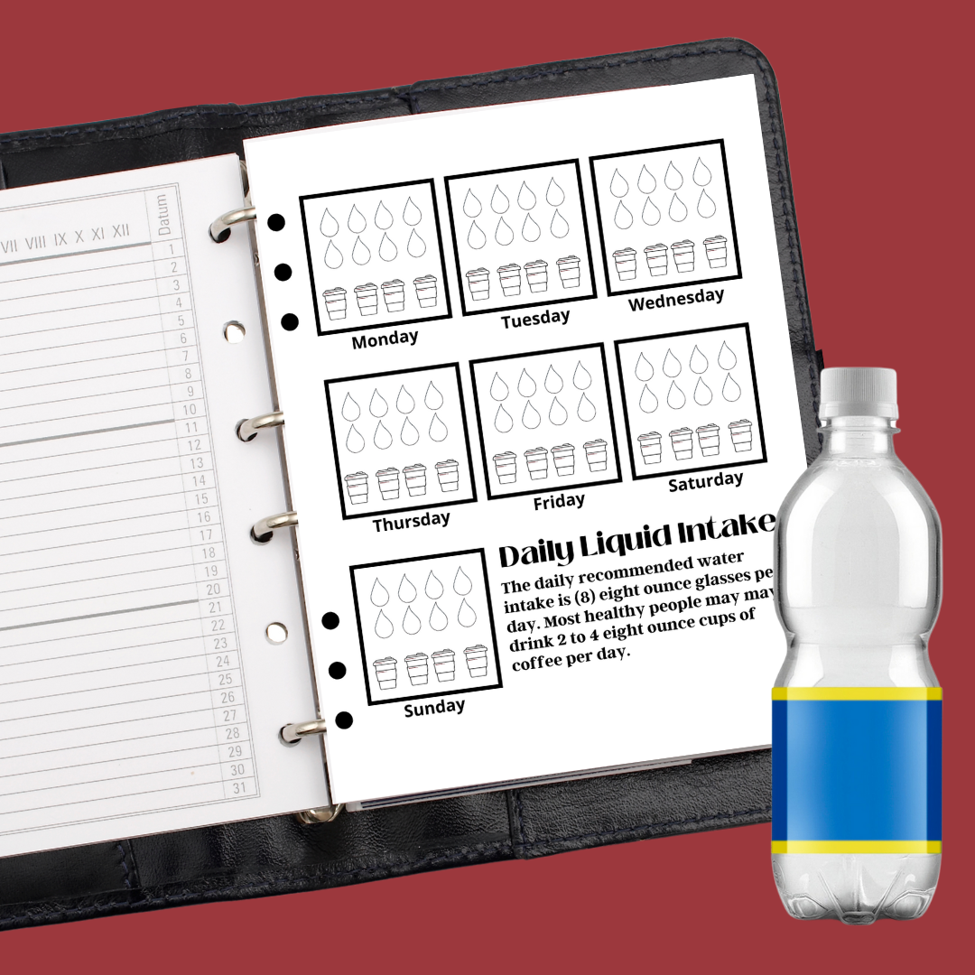 Daily Liquid Intake Planner Insert – Every Girl Planners